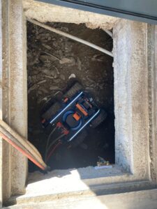 Underfloor insulation robots for wooden and concrete floors